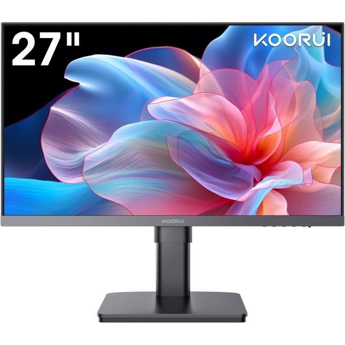 Ecran Pc 27 Pouces, Fhd 1920 * 1080, Ips, 100Hz, Hdmi 1.4 & Vga, Vesa ...