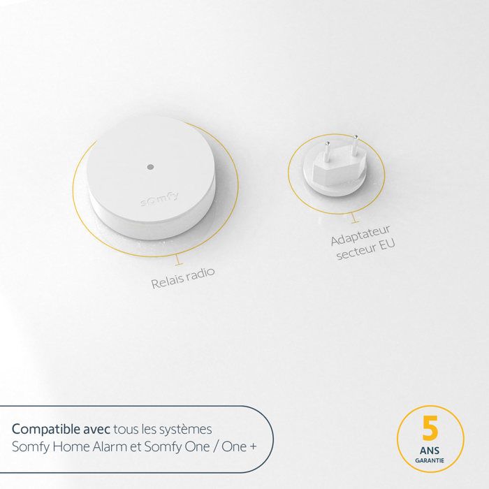 SOMFY 2401495 - Relais radio - Améliore la portée radio - Compatible ...