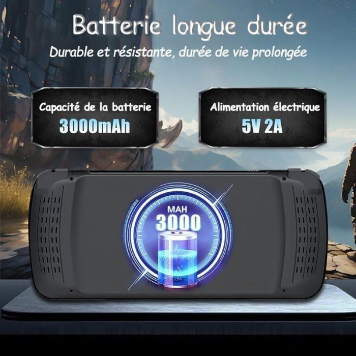 Console de jeu portable M27, 64 Go de mémoire interne avec 20 000 jeux ...