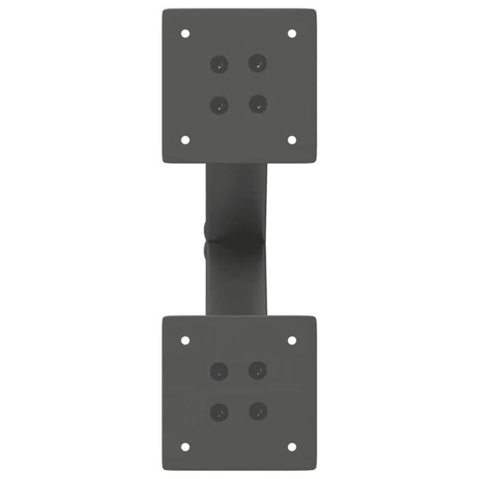 UNIQUE Pieds de table basse forme de X - Lot de 2 - anthracite 30x(30 ...
