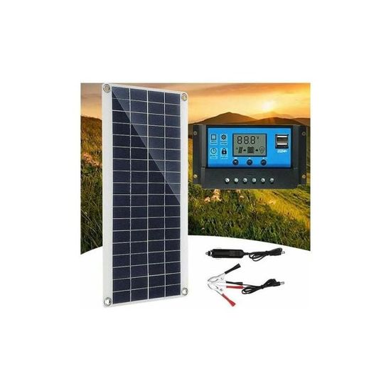 Panneau solaire 300W 12V kit avec rgulateur de charge 60A idal pour camping-car jardin et ...
