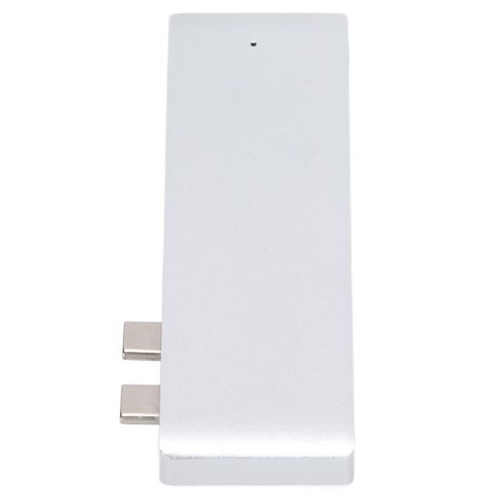 Hub USB C - HURRISE - Station d'accueil 6 en 2 - Connexion simultanée ...
