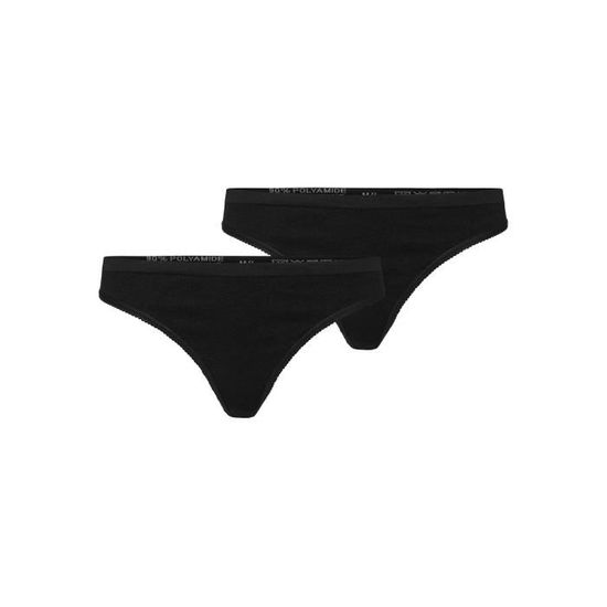 VERO MODA Women Rib Panties | 2-Pack G-String Waist Underwear | Brazilian Tanga Slips VMAGNES ...