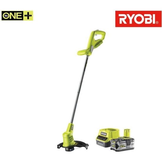 Pack RYOBI coupe bordure - dresse bordure 18V OnePlus OLT1825M - 1 batterie 5.0Ah - 1 chargeur ...