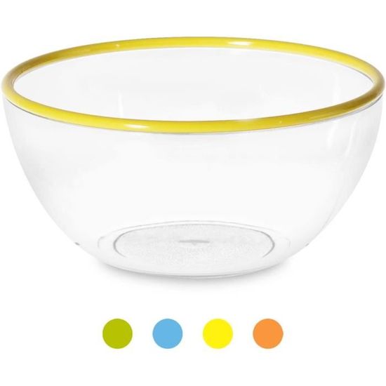 SALADIER PLASTIQUE TRANSPARENT - 14cm252 - Cdiscount Maison