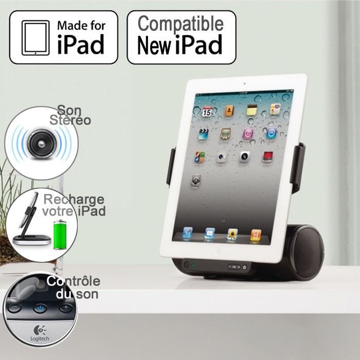 Logitech support audio pour iPad - AV Stand iPad - Cdiscount Informatique