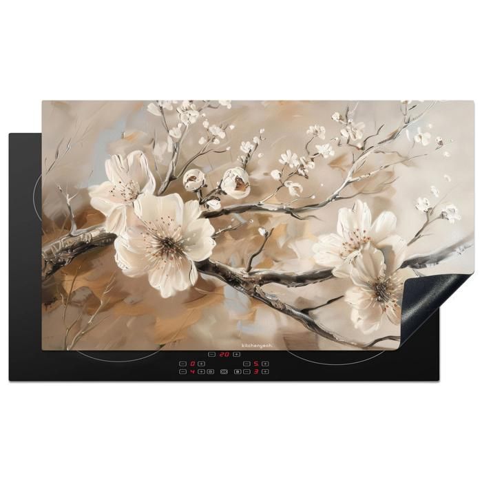 Cache Plaque 91x52 cm - Protection Plaque Induction Cuisson - Motif ...