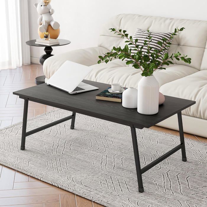 HOMERECOMMEND Table Basse Salon,Table Pliante Bois,Pieds de Table ...