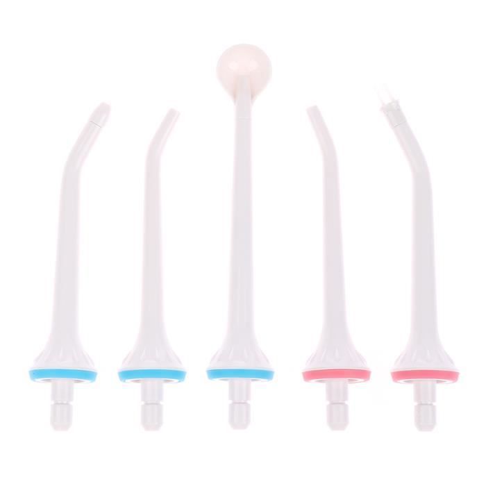 BLANC - Ensemble de 5 buses à dents standard, Irrigateur buccal, pour ...