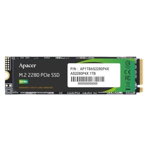 SSD APACER AS2280P4X 1 To - PCIe 3.0 x4 NVMe 1.3 - M.2 2280 - 550 Mo/s ...