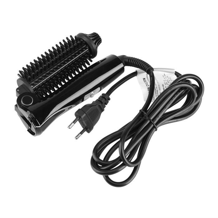 Bigoudi en céramique tourmaline Céramique Tourmaline Pliable Anion Brosse À Cheveux Bigoudi ...