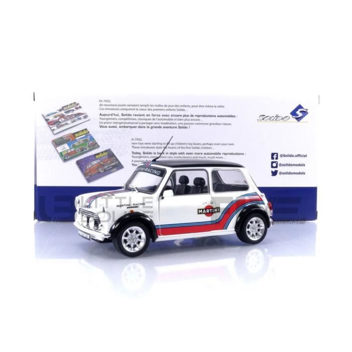 Voiture Miniature de Collection - SOLIDO - MINI Cooper Sport Martini ...