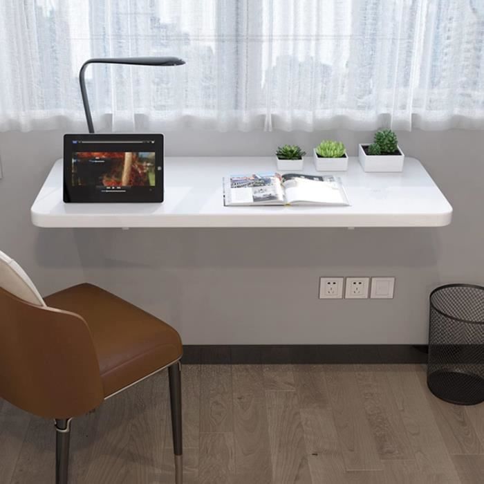 Table Murale Pliante, Table Rabattable Pour Bureau Pliable, Bureau ...