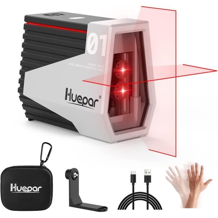 Laser Level Self Leveling Red Cross Line Laser Rechargeable Laser ...