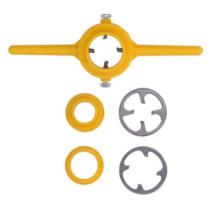 Jeu de filières de taraudage - CIKONIELF - Kit de Matrices - Haute Précision - PVC - Cdiscount ...