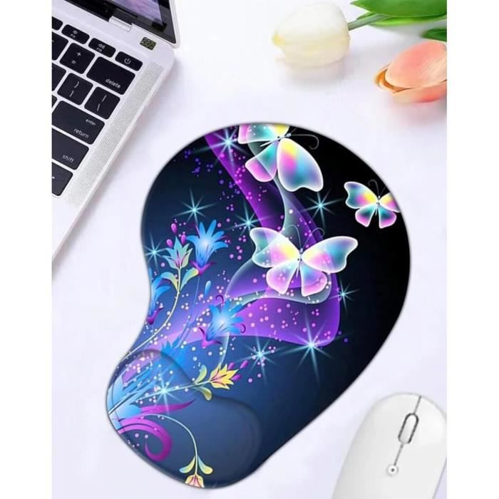 Tapis De Souris Bureau Ergonomique Avec Repose Poignet En Gel Et ...