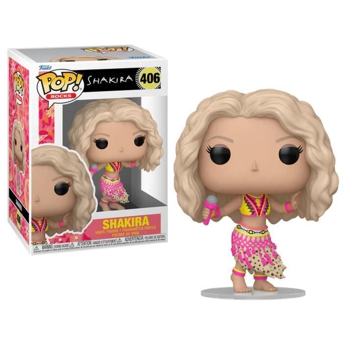 Figurine - FUNKO - POP Rocks N° 406 - Shakira - Waka Waka - Vinyle ...