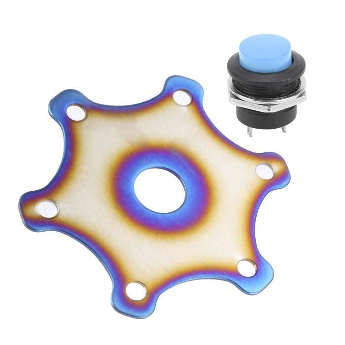 Garosa Steering Wheel Horn Button Cover, Horn Switch ABS Metal for ...