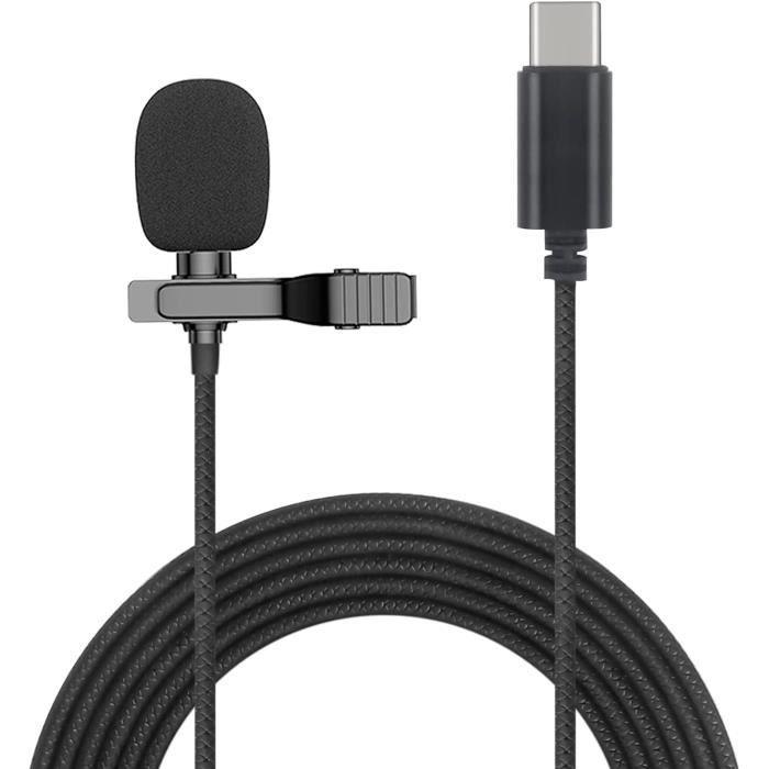 OKCSC MC2U Microphone avec prise USB C, compatible avec ordinateur ...