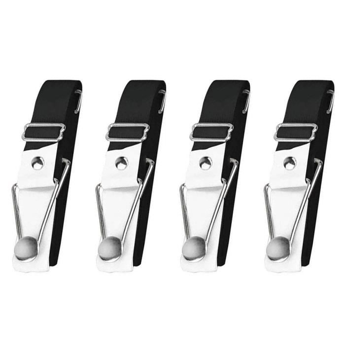Porte-plaques de lit Clips Clips Sangles ajustables Bretelles Bretelles ...