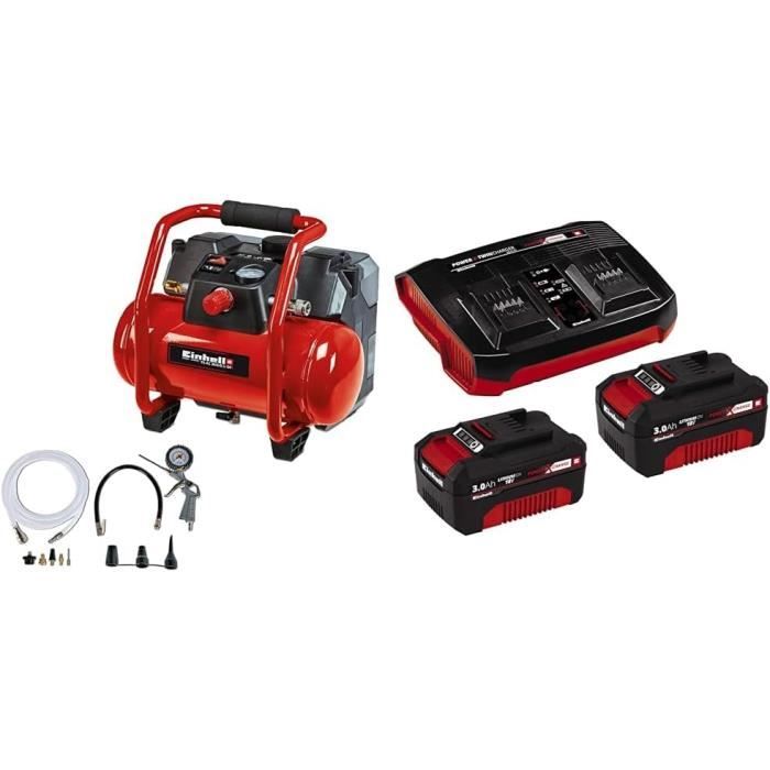 Compresseur Sans Fil Te-Ac 36-6-8 Li Of Set Power X-Change (2 Batteries Li-Ion 18 V, 8 Bar ...