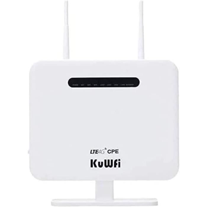 Box 4G, Routeur 4G Lte 150Mbps Wifi 300Mbps Avec 2 Antennes, Ports Lan ...
