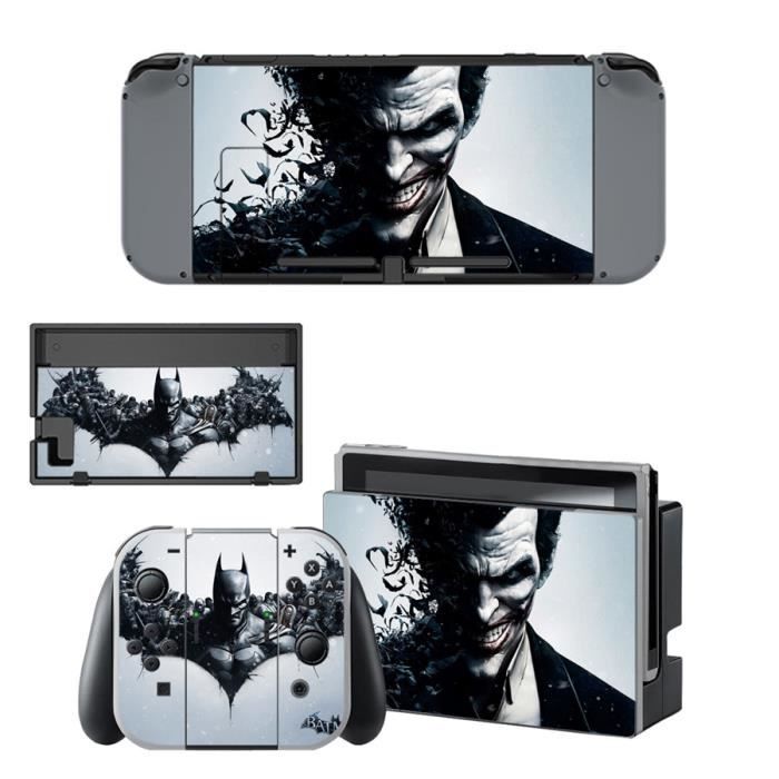 Sticker pour Nintendo Switch, Batman Kit Autocollant Skin Protection ...