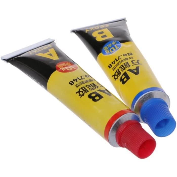 2 Pièces Résine Époxy AB Colle Adhésif Tout Usage Super Colle pour ...