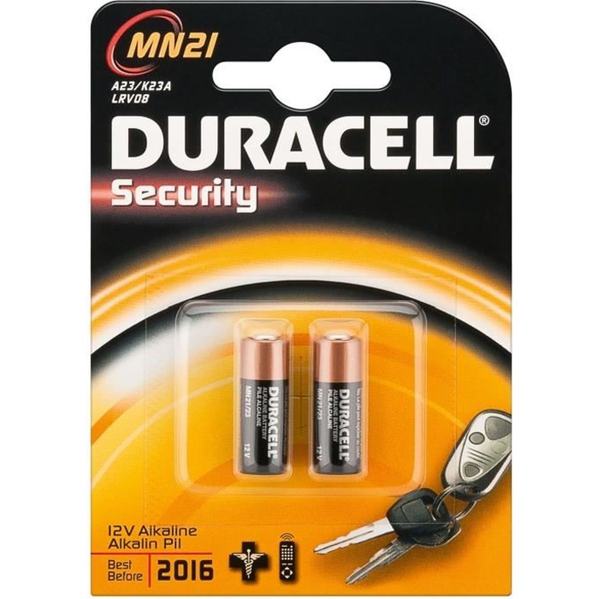 2 PILES LR2, 23A, 23AE, 8LR23, L1028, LRV08, MN21, V23GA idéal pour les ...