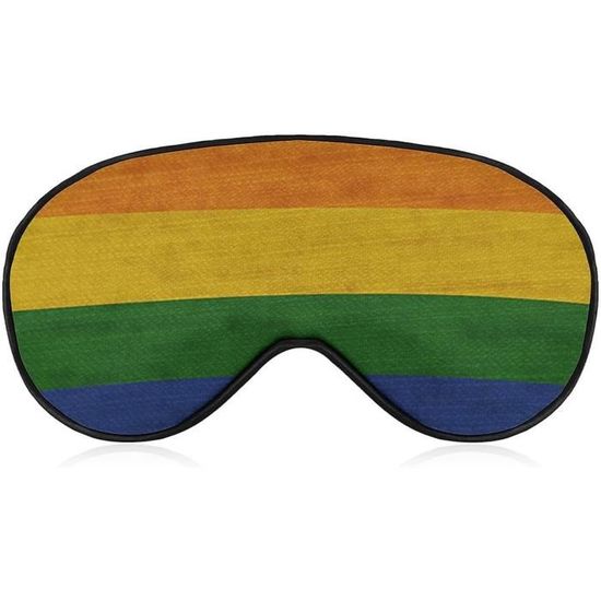 LGBT Pride Flag Sleep Eye Mask Cute Blindfold Eye Covers Eyeshade for ...