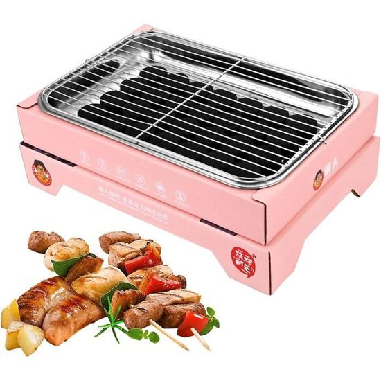 Grille jetable,Gril jetable, Grils à Charbon portatifs, Gril extérieur ...