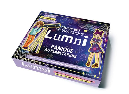 Escape box pédagogique Lumni Panique au planétarium Jeu de société ...