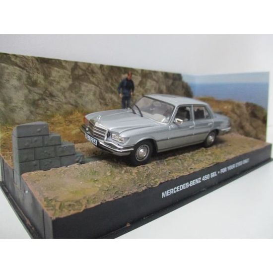 Voiture miniature - IXO - Mercedes Benz 450 SEL 1/43 James Bond 007 ...