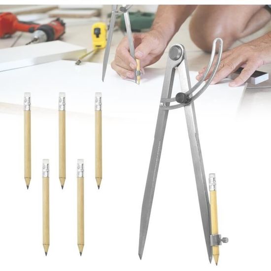 Compas Menuisier Compas de Précision 25,4 cm Compas Pointe Acier Compas ...