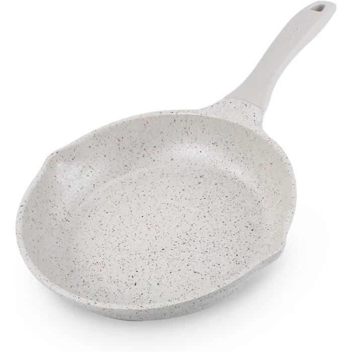 Poêles À Frire 20-24-28-32Cm, Avec Revêtement Antiadhérent, En Fonte D‘Aluminium, Sans Pfoa, Ni ...