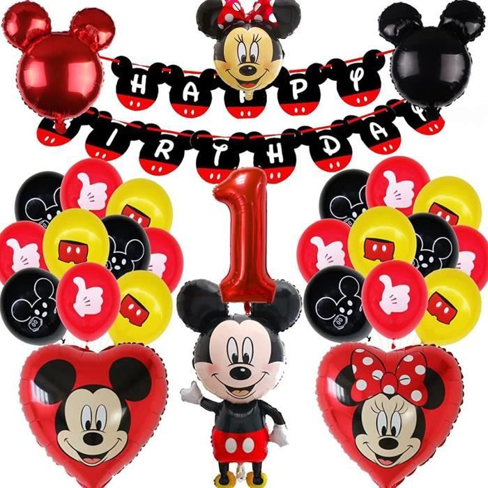 Minnie Décorations Anniversaire Fête Garçon Fille,Mickey Enfant Ballons ...