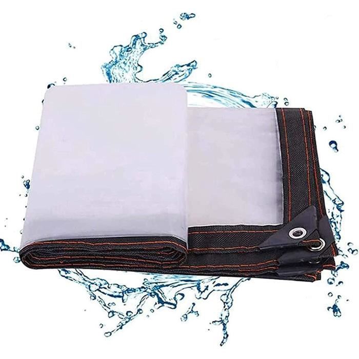 LIWI-Bâche De Protection Imperméable 2x6m, Bache Plastique Transparente ...