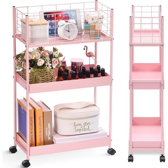 Tables roulantes, Chariot de Cuisine à 3 Niveaux, Chariot de Rangement ...