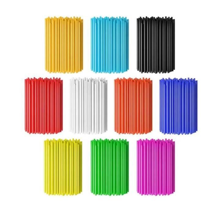 Couvre Rayon - Vélo Parlé - 72 Pièces - 11 Couleurs - Protection Jantes ...