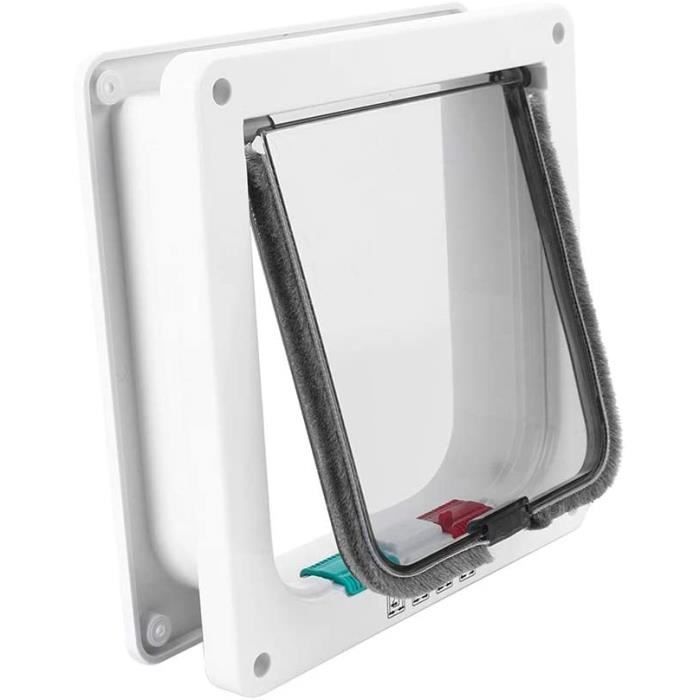 Porte Pour Chien - Portes Chat Plate Plastique Verrouillage Animaux ...
