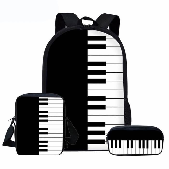 Cute Piano Children School Bags for Kids Bagpack Teenager Girls Book ...