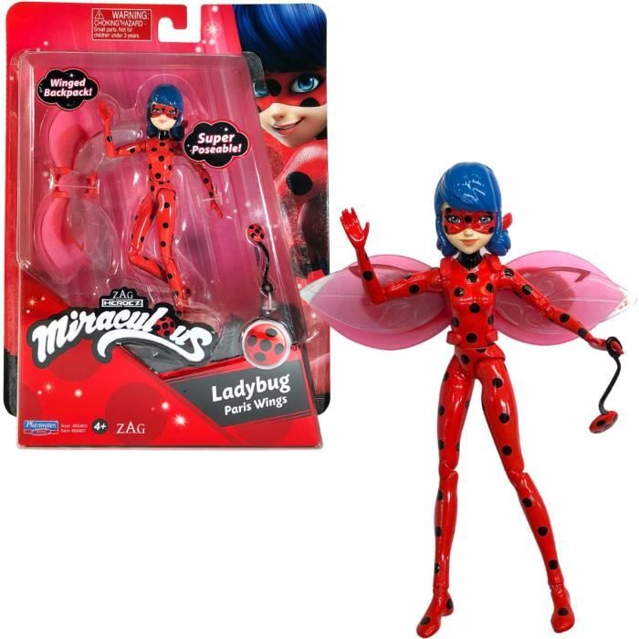 Mini-poupée Ladybug Lucky Charms - BANDAI - Miraculous Ladybug ...