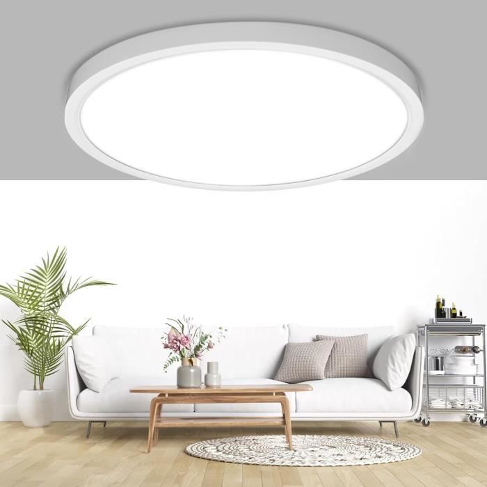 Plafonnier Led 24W,Plafonnier Led Plat, Luminaire Plafonnier 2100Lm ...