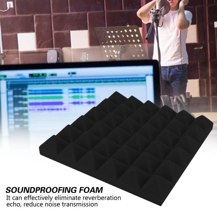 Cikonielf Mousse d'insonorisation Panneau Acoustique Mousse ...