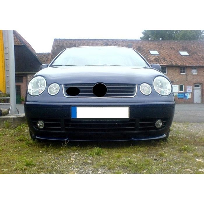 Pour VW Polo 9N Spoiler Lèvre Lame Inférieure Pare-Choc Avant Noir Mat ...