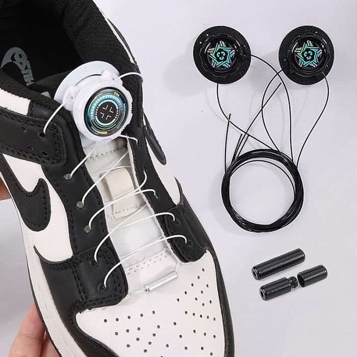 Lacets élastiques - INF - Noir - Ajustement parfait - Mixte - Sans ...