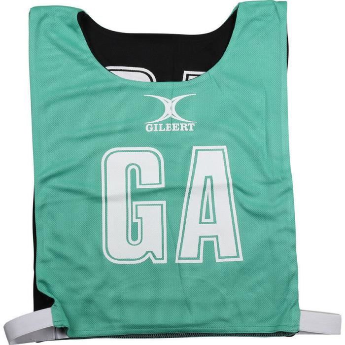 Dossard de netball réversible Gilbert - vert / noir - S - Cdiscount