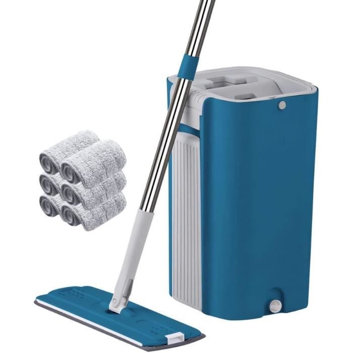Serpillère avec seau essoreur serpillère de nettoyage pour sols et sols ...