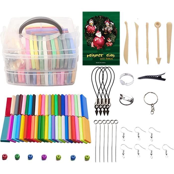 Goomp Pate Polymère,60 Couleurs Pate à Modeler Pate Kit Loisirs ...