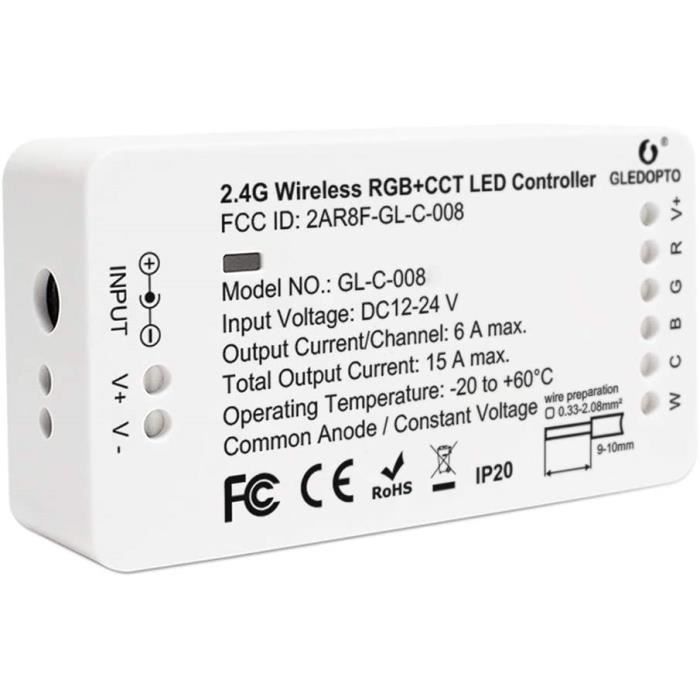 Zigbee Controller RGB CCT 1ID Smart LED Controller Dimmable Compatible ...
